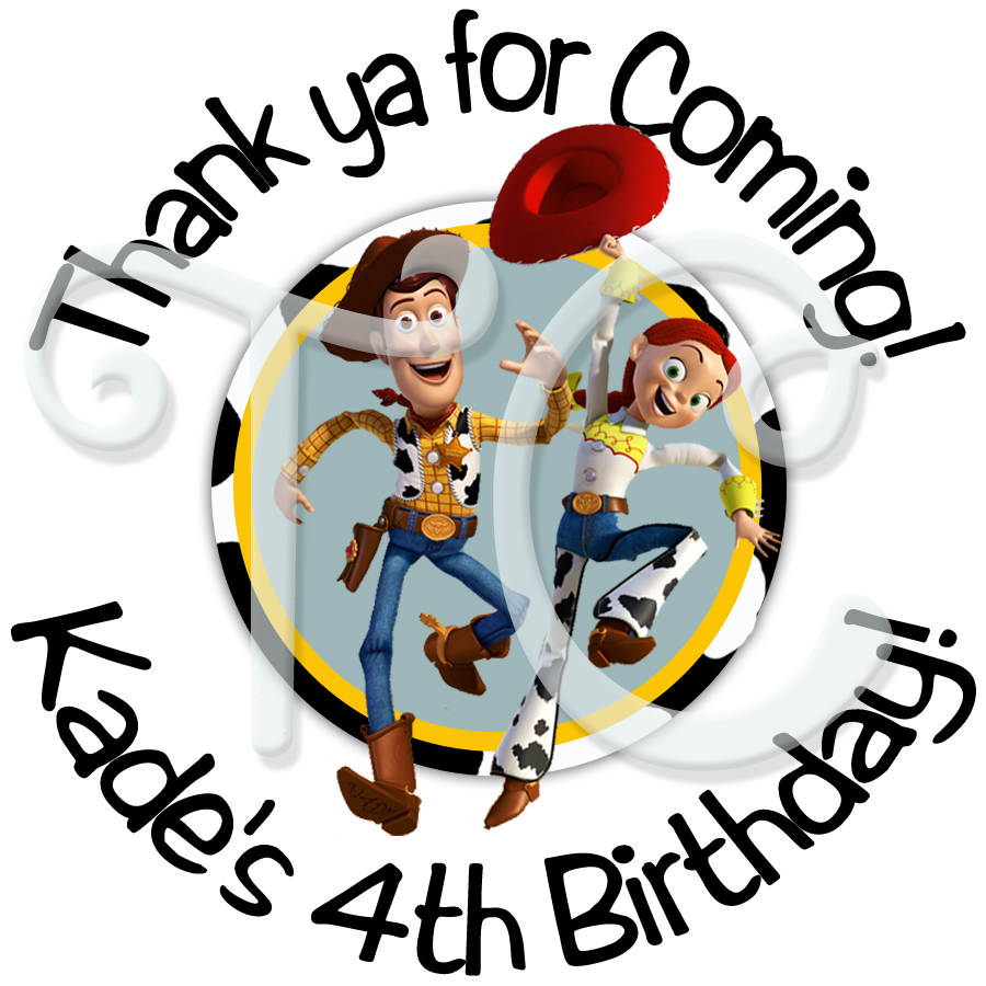 Toy Story Woody Jessie Custom stickers
