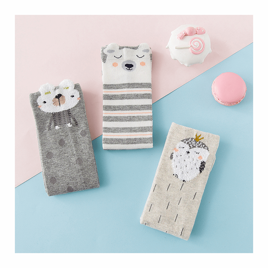 Cute Animal Girls Knee High Socks