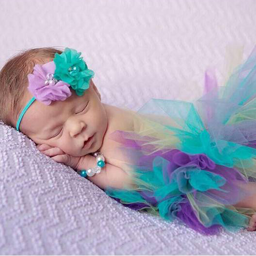 Baby Peacock Newborn tutu Custom set
