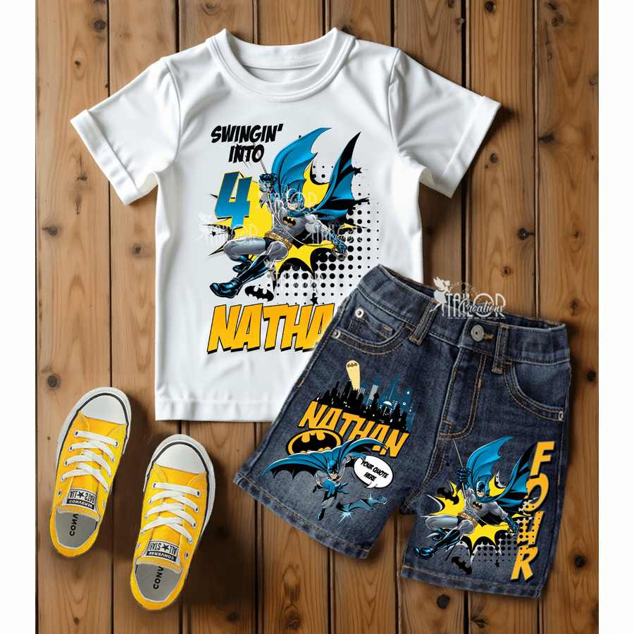 Batman Kids Jean Jacket, Personalized Kids Jean Jacket, Kids Denim Jacket