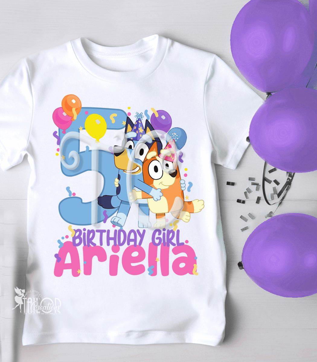 Bluey Birthday Shirt, Bluey Outfit, Bluey Birthday Outfit, Bluey ...