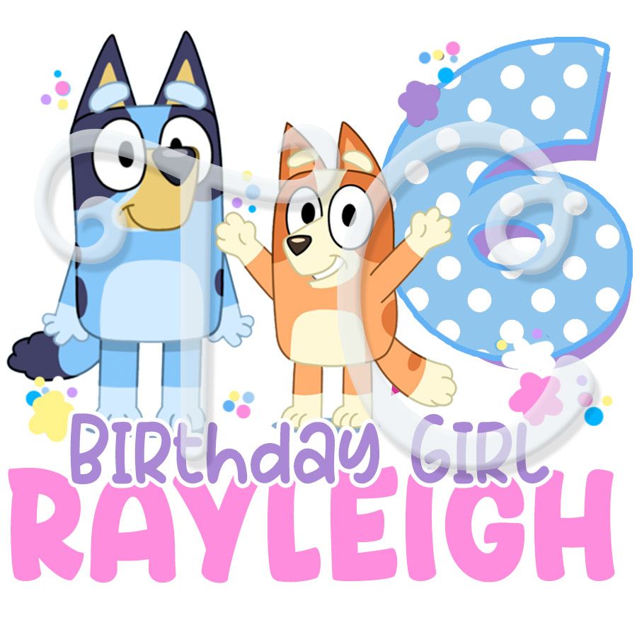 Bluey Custom Birthday tutu