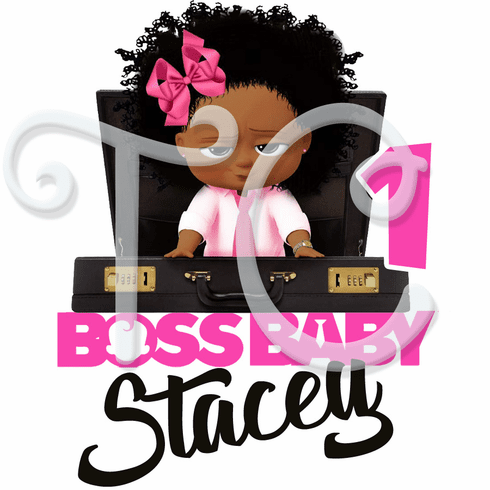 Boss Baby Girl Custom Birthday Shirt