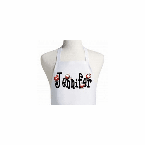 Personalized Holiday Santa Apron
