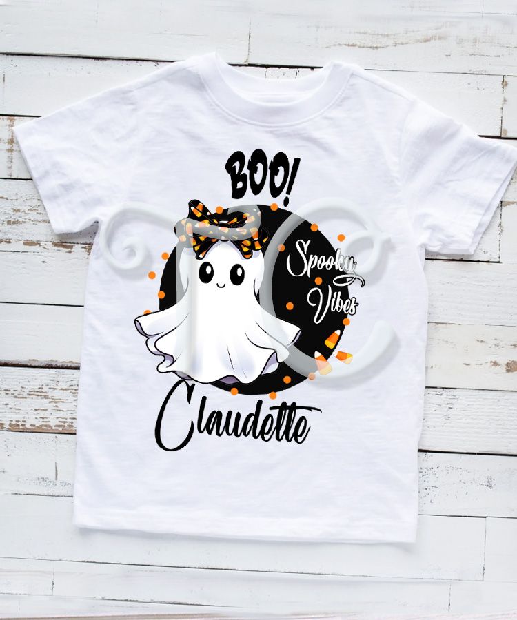 Cute Candy Corn Ghost Halloween Stickers