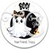 Cute Candy Corn Ghost Halloween Stickers