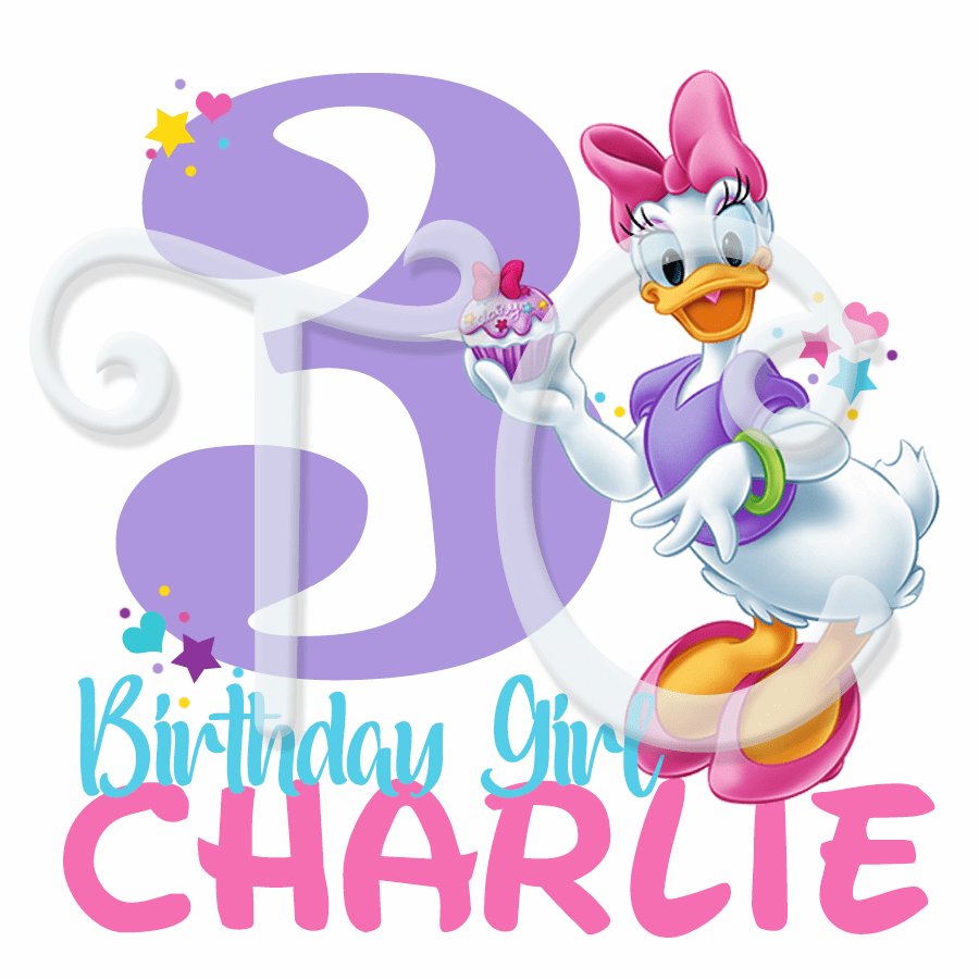 Daisy Duck Custom Birthday shirt