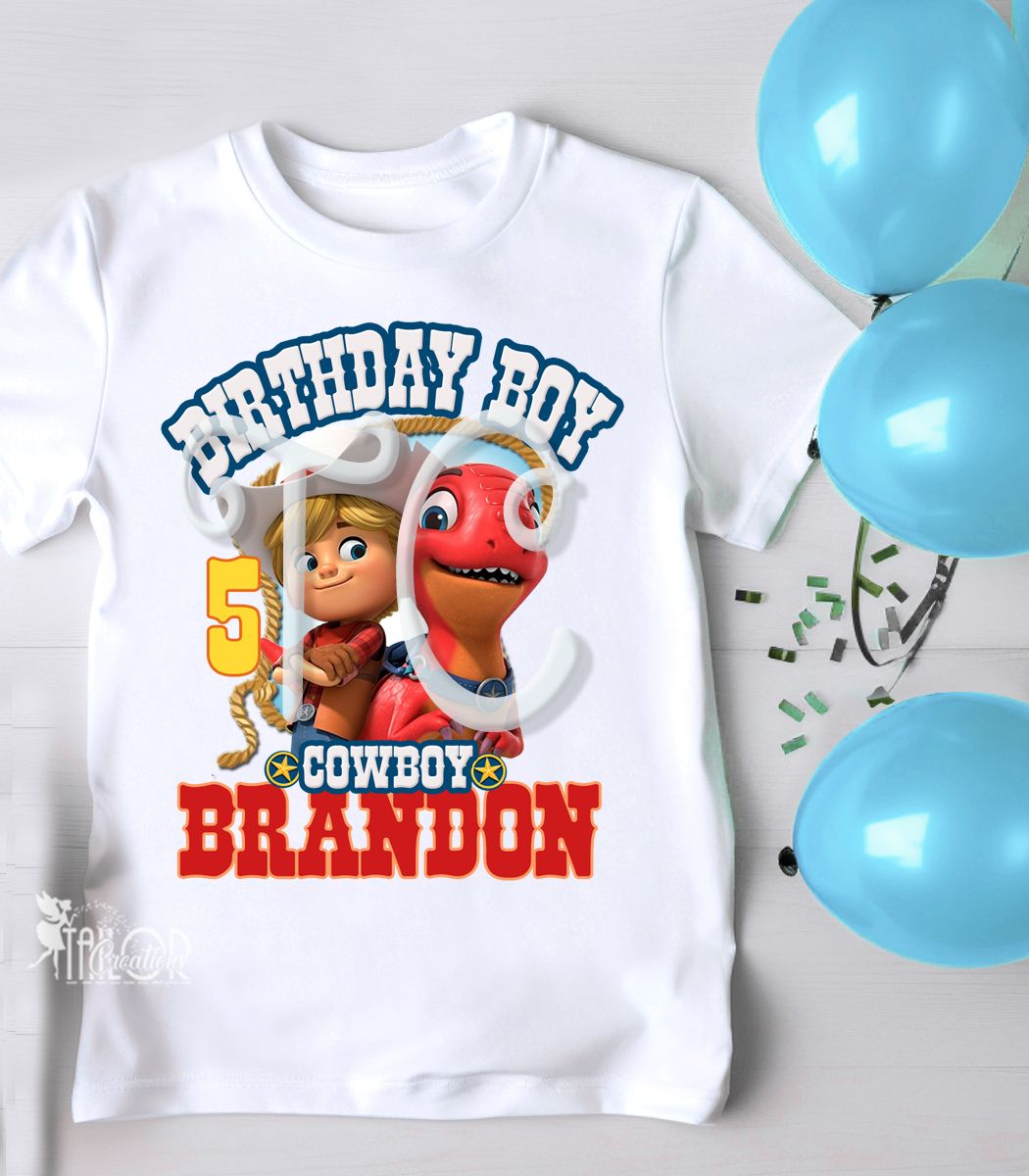 Dino Ranch Custom Birthday Shirt