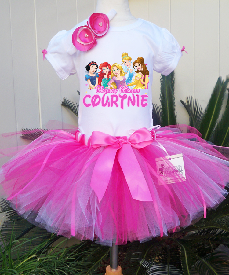 Disney Princess Custom Birthday Tutu Outfit