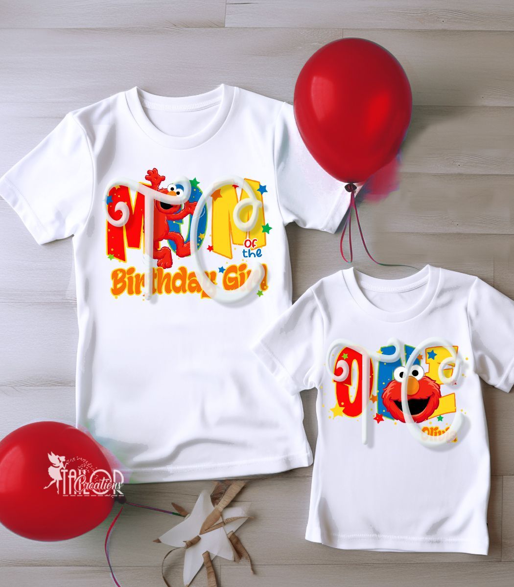 Elmo Custom Birthday Outfit