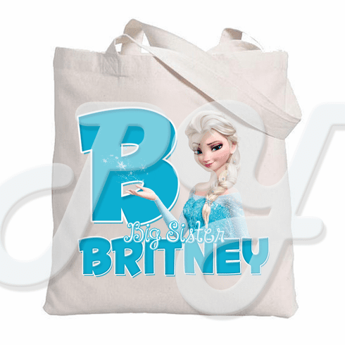 Frozen Elsa Personalized Tote Bag