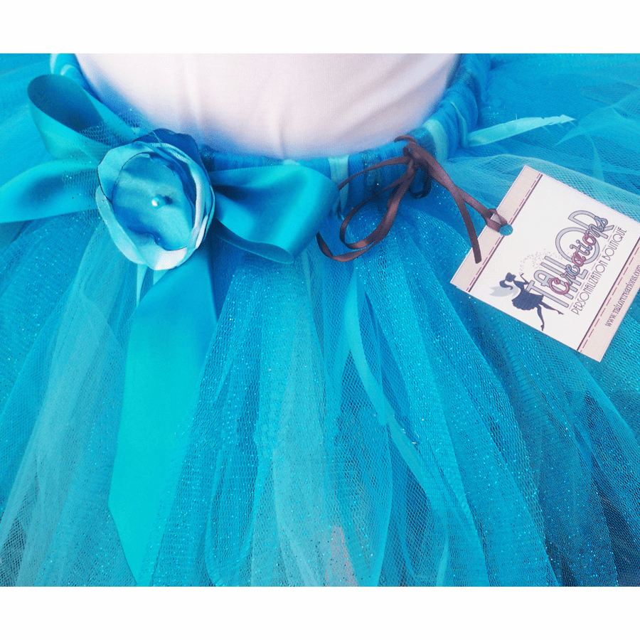 Frozen Elsa Glitter Custom Birthday tutu Set