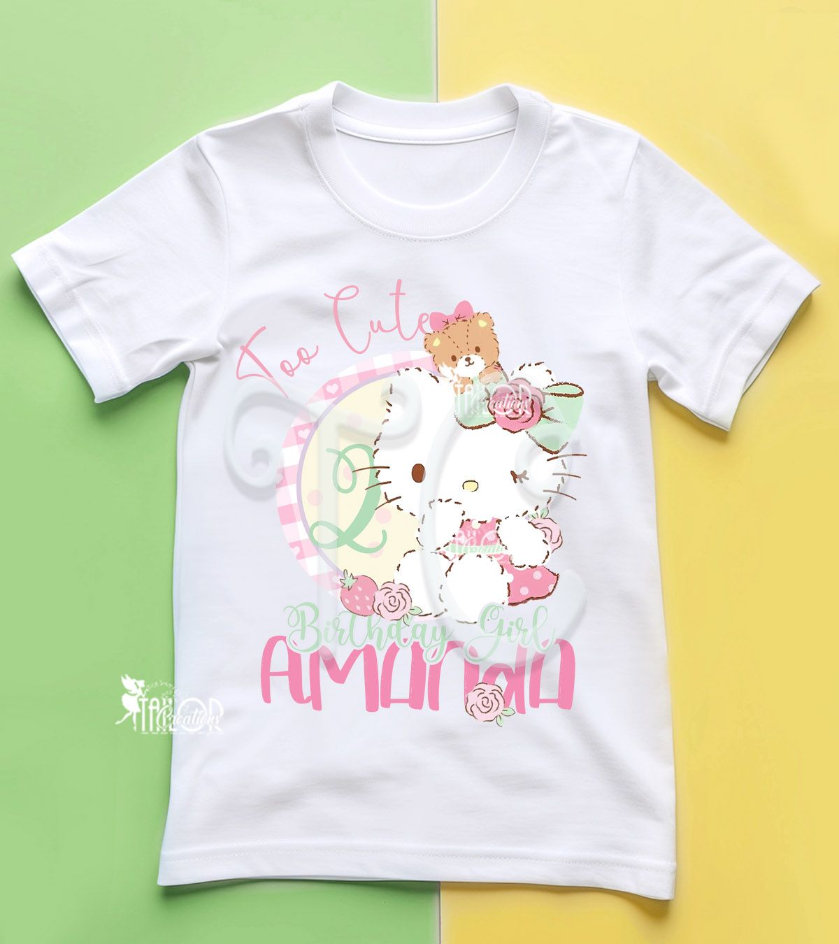 Hello Kitty Cat Birthday Denim Outfit, Hello Kitty Birthday Outfit Set ...