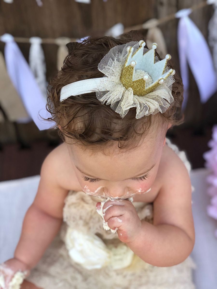 Ivory and Gold Lace Romper Outfit