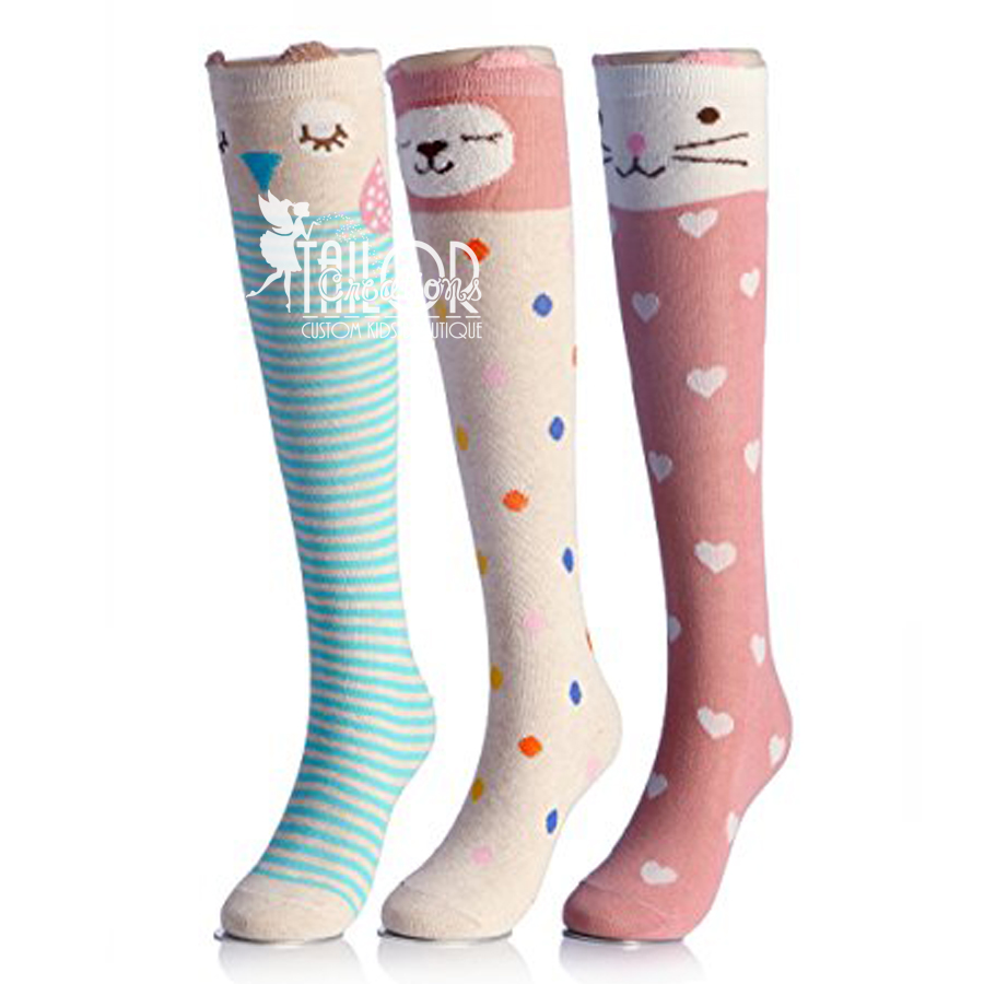 Kitty Cat Knee High Socks