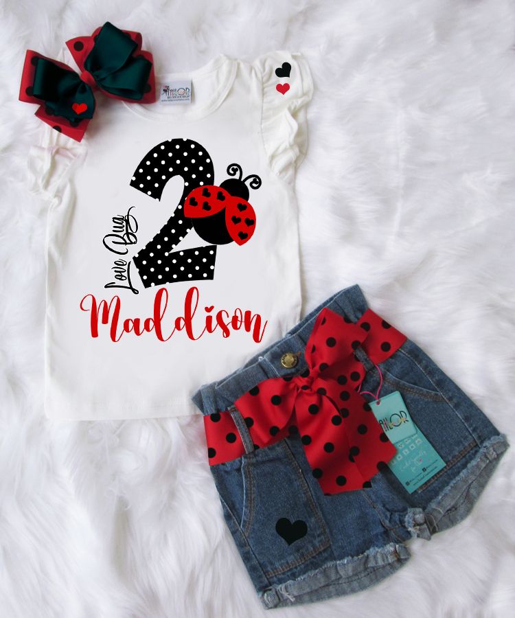 Ladybug Custom Birthday Shirt
