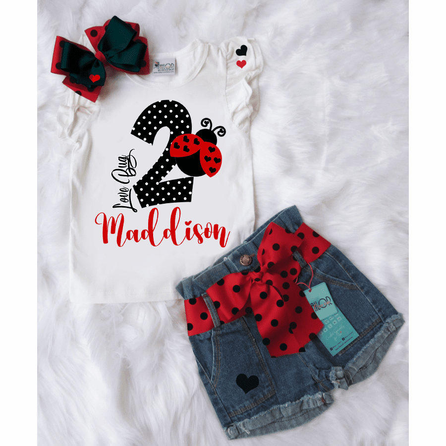 Ladybug Custom Birthday Shirt