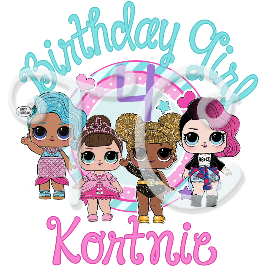 LOL Surprise Custom Denim Short Set Outfit