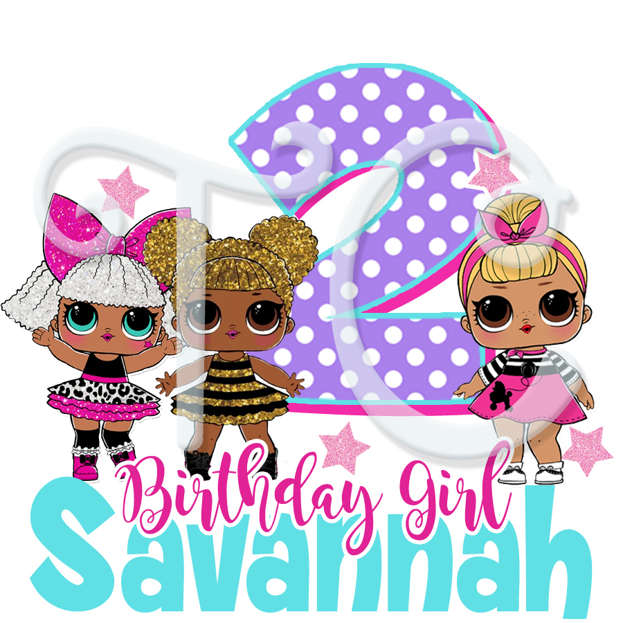 LOL Surprise Custom Denim Short Set Outfit