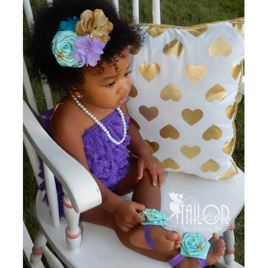 Mermaid Barefoot Sandals Set