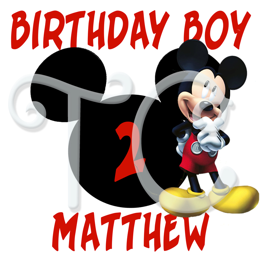 Mickey Mouse Personalized shirt
