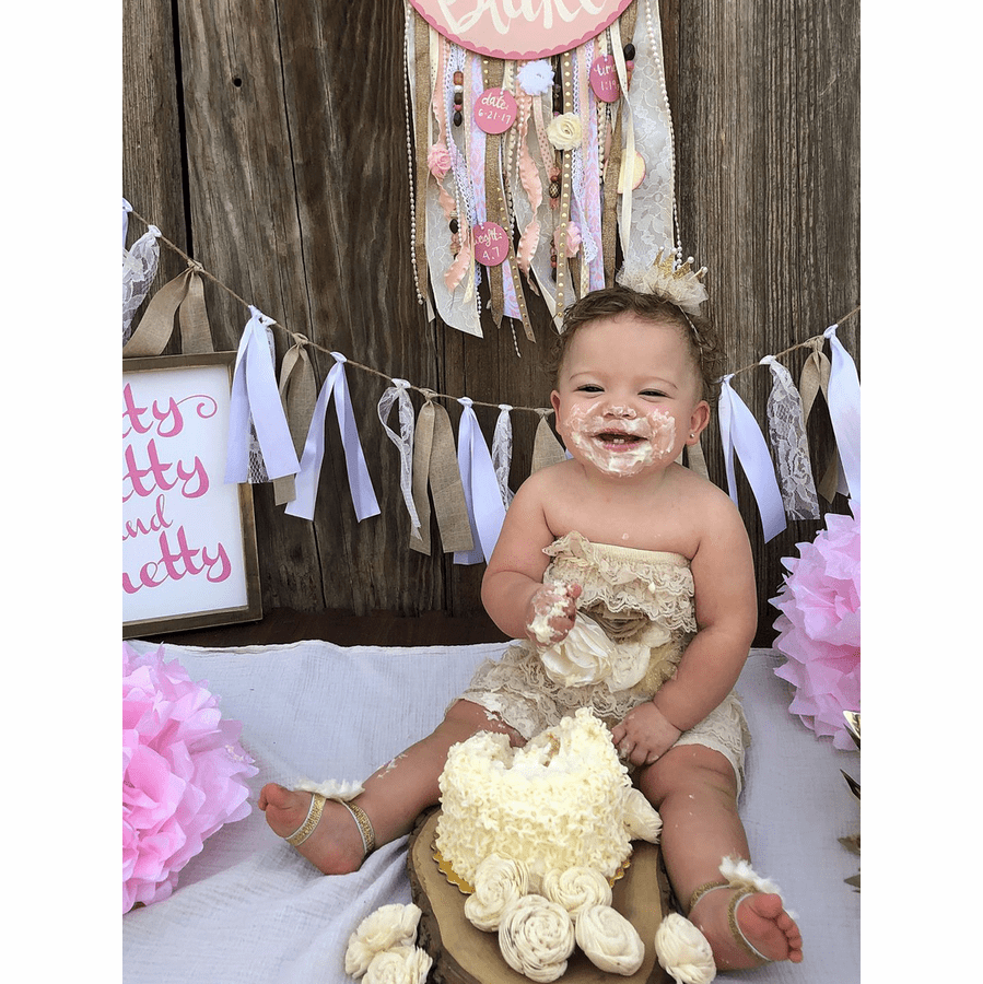 Mini Gold Glitter Crown Headband