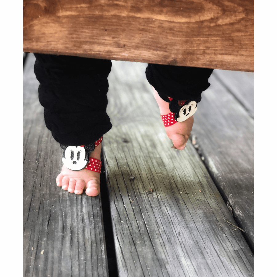 Minnie Mouse Rhinestone Romper Outfit