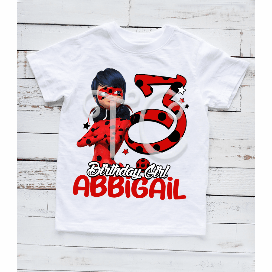 Miraculous Ladybug Custom Birthday Shirt