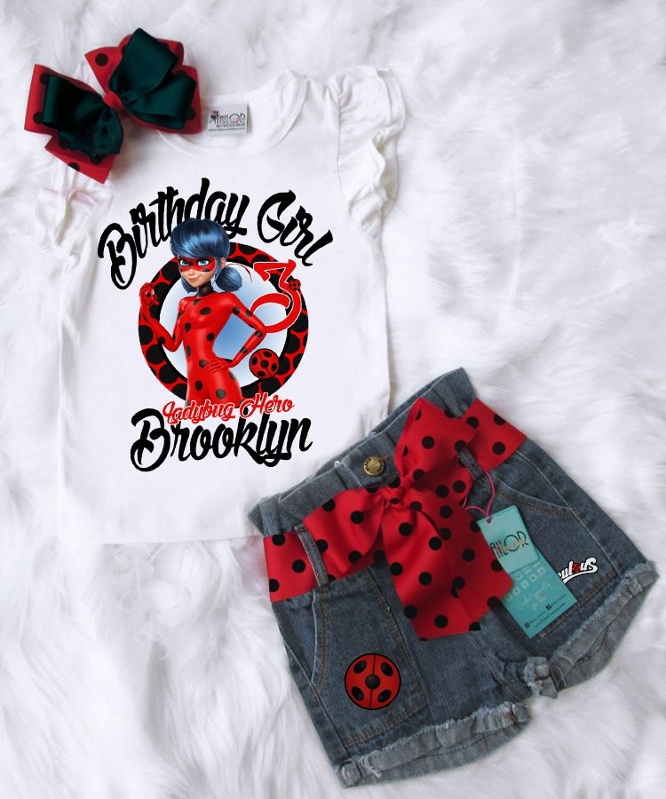 Miraculous Ladybug Family Birthday Shirt, Miraculous Ladybug Sister ...