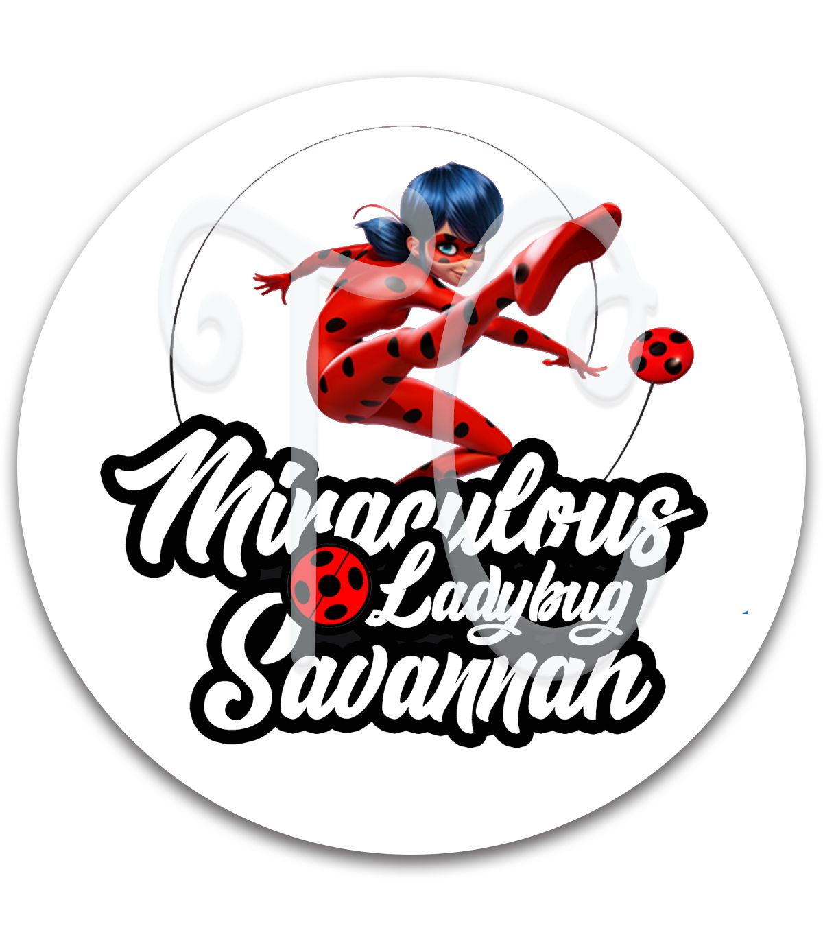 Miraculous Ladybug Birthday Stickers, Miraculous Ladybug Party Supplies ...