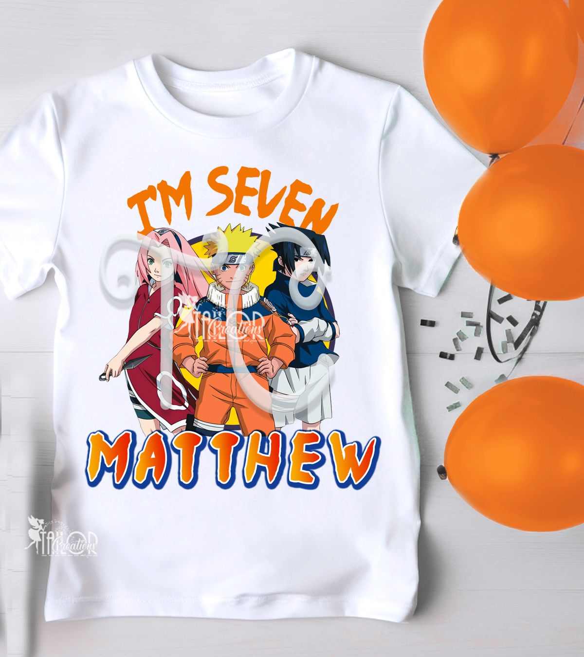 Naruto Custom Birthday Shirt, Naruto Toddler Shirt, Naruto Shirt ...