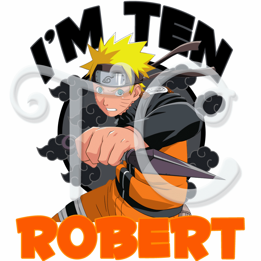 Naruto Custom Birthday Shirt