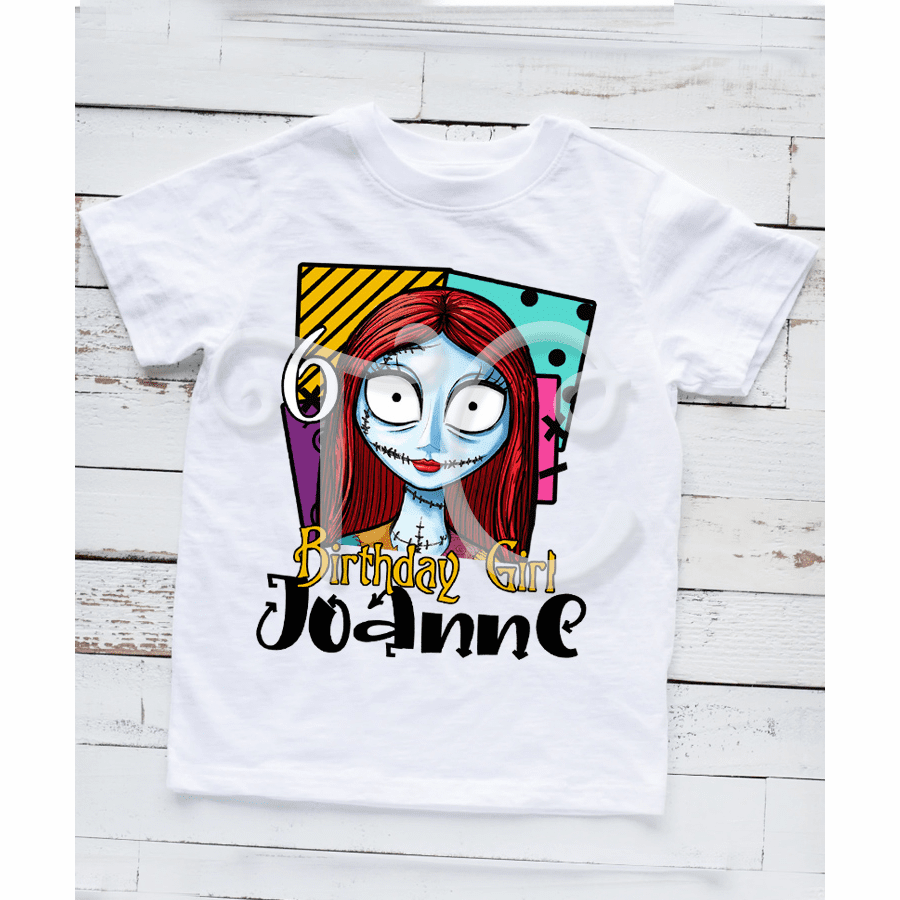 Sally Custom Birthday Shirt