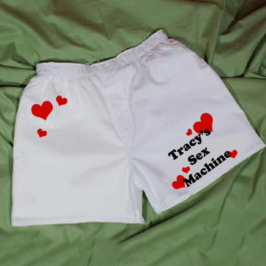 Personalized Sex Machine Valentine Men's Boxer