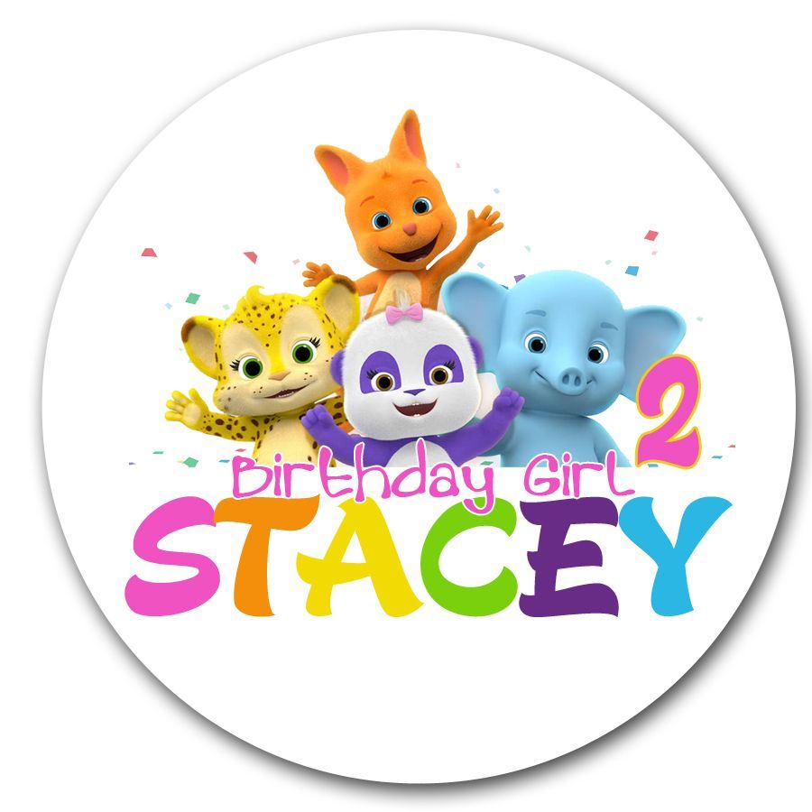 Personalized Word Party stickers | Word Party birthday stickers | Word ...