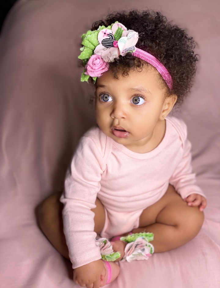 Pink Cactus Barefoot Sandals set