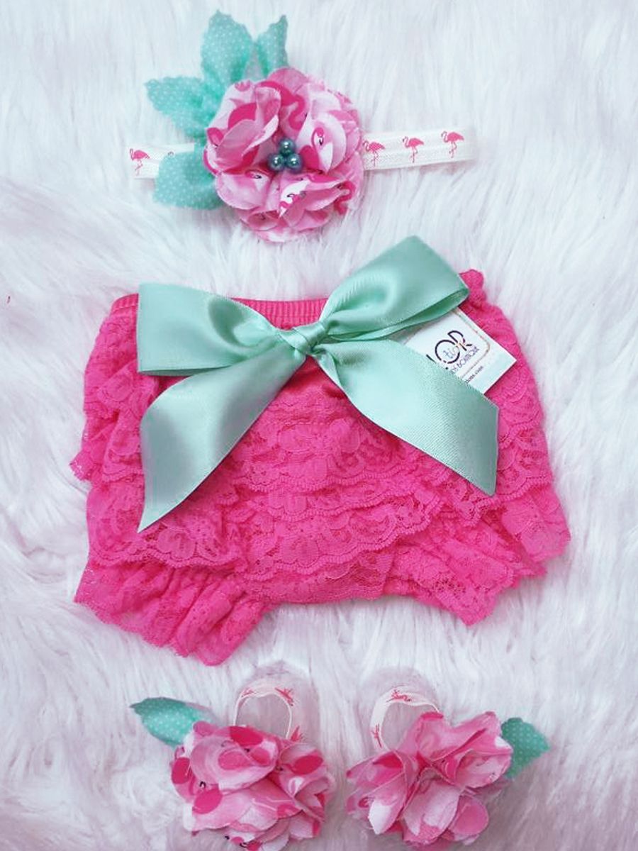 Pink Flamingo Barefoot Sandals