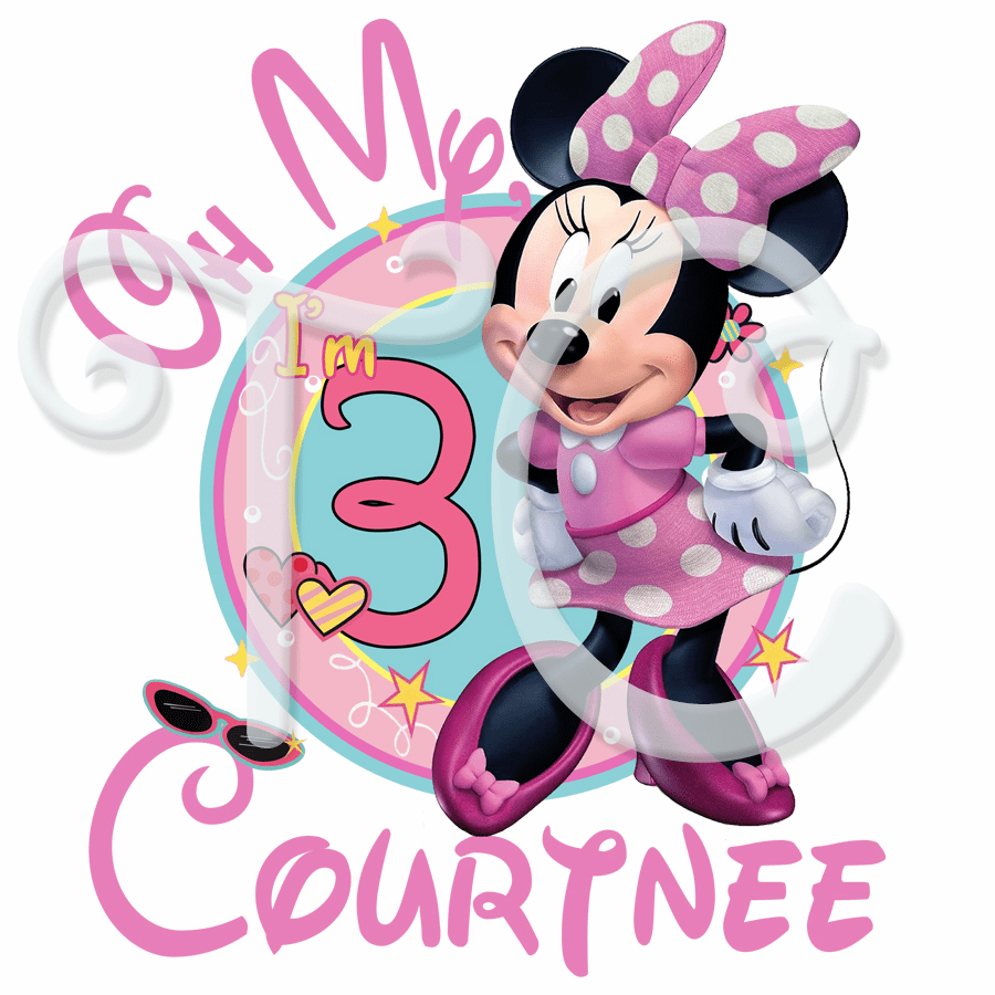 Minnie Mouse Birthday tutu set