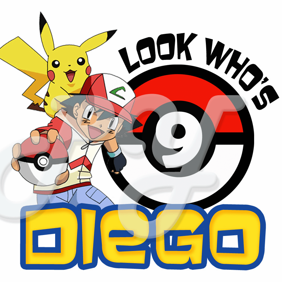 Pokemon Personalized t shirt