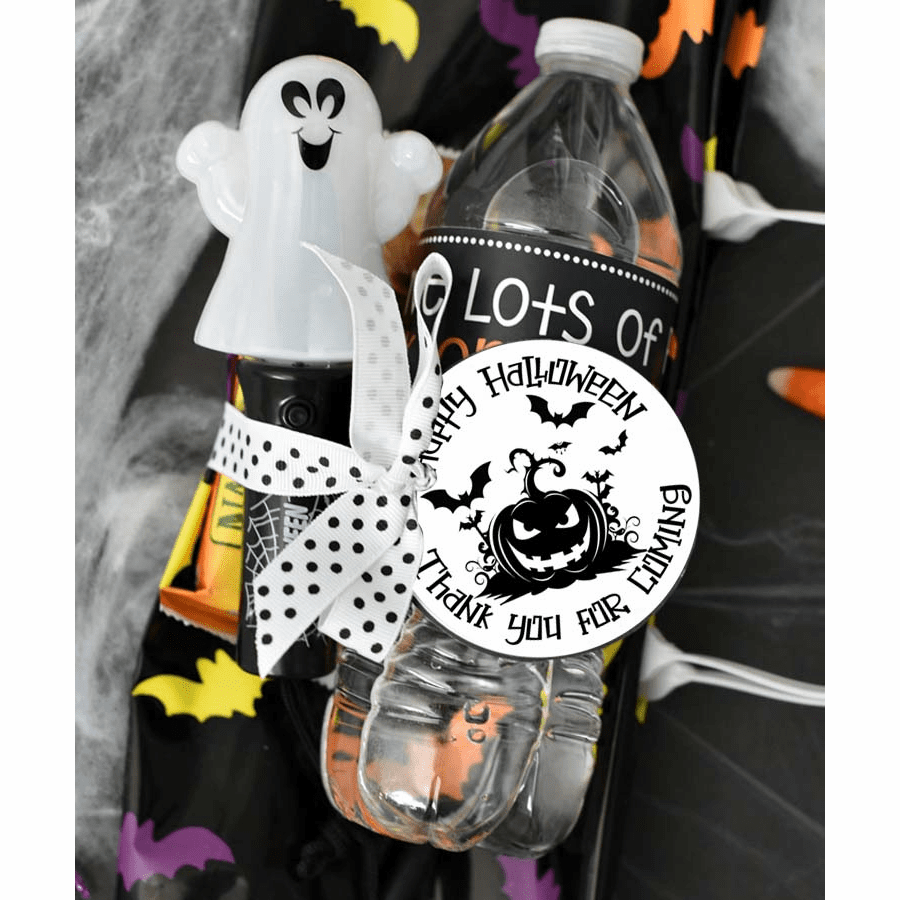 Scary Pumpkin Halloween Custom Stickers