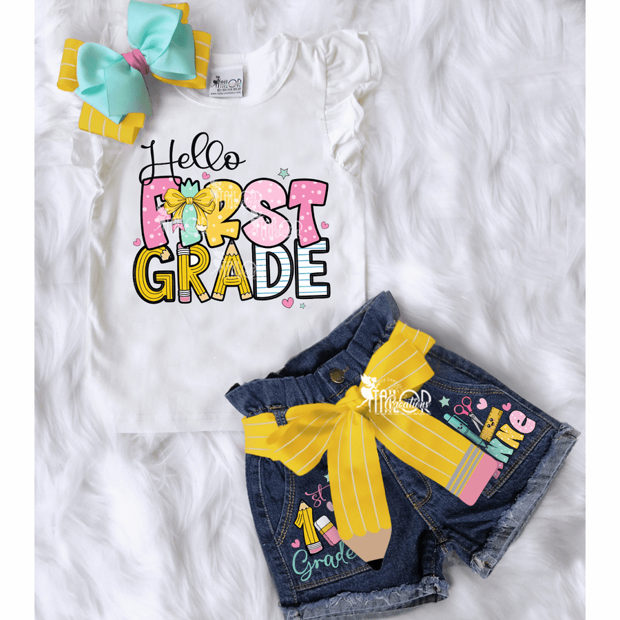 second grade first day of school outfit shirt - custom leopard print ...
