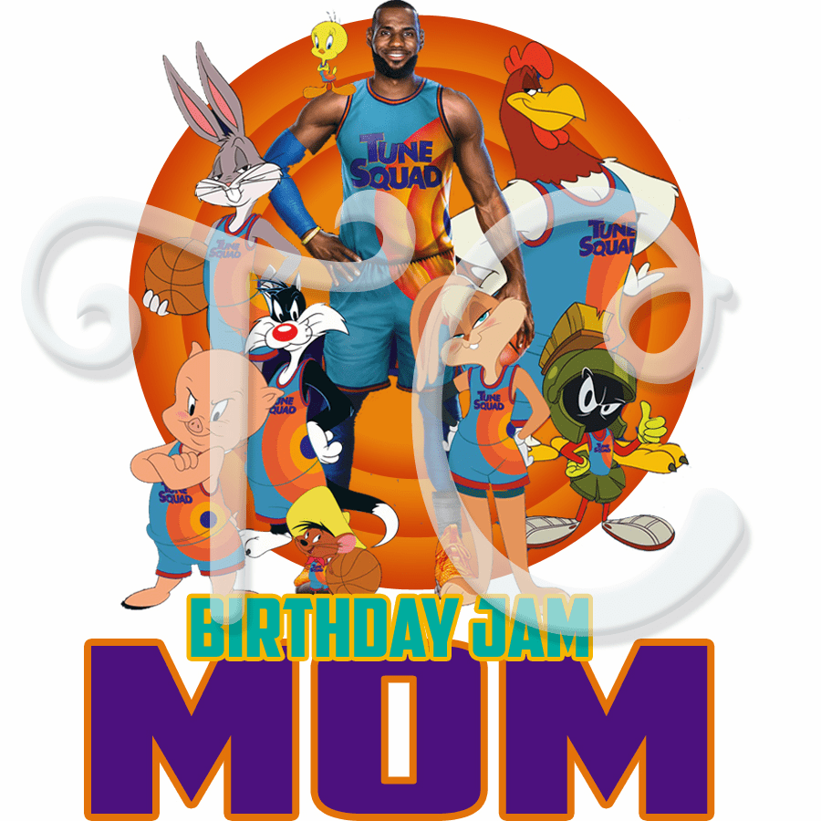 Space Jam Custom Family Birthday Shirt
