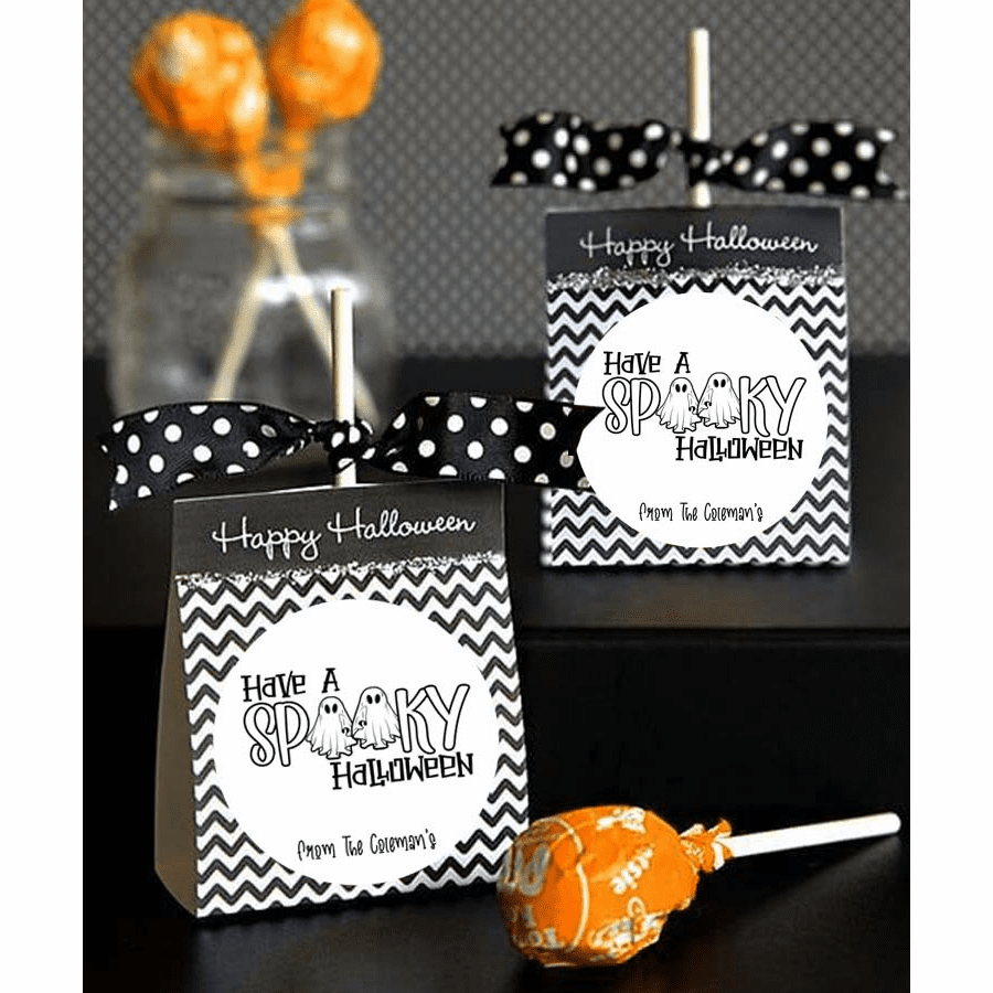 Spooky Ghost Halloween Stickers