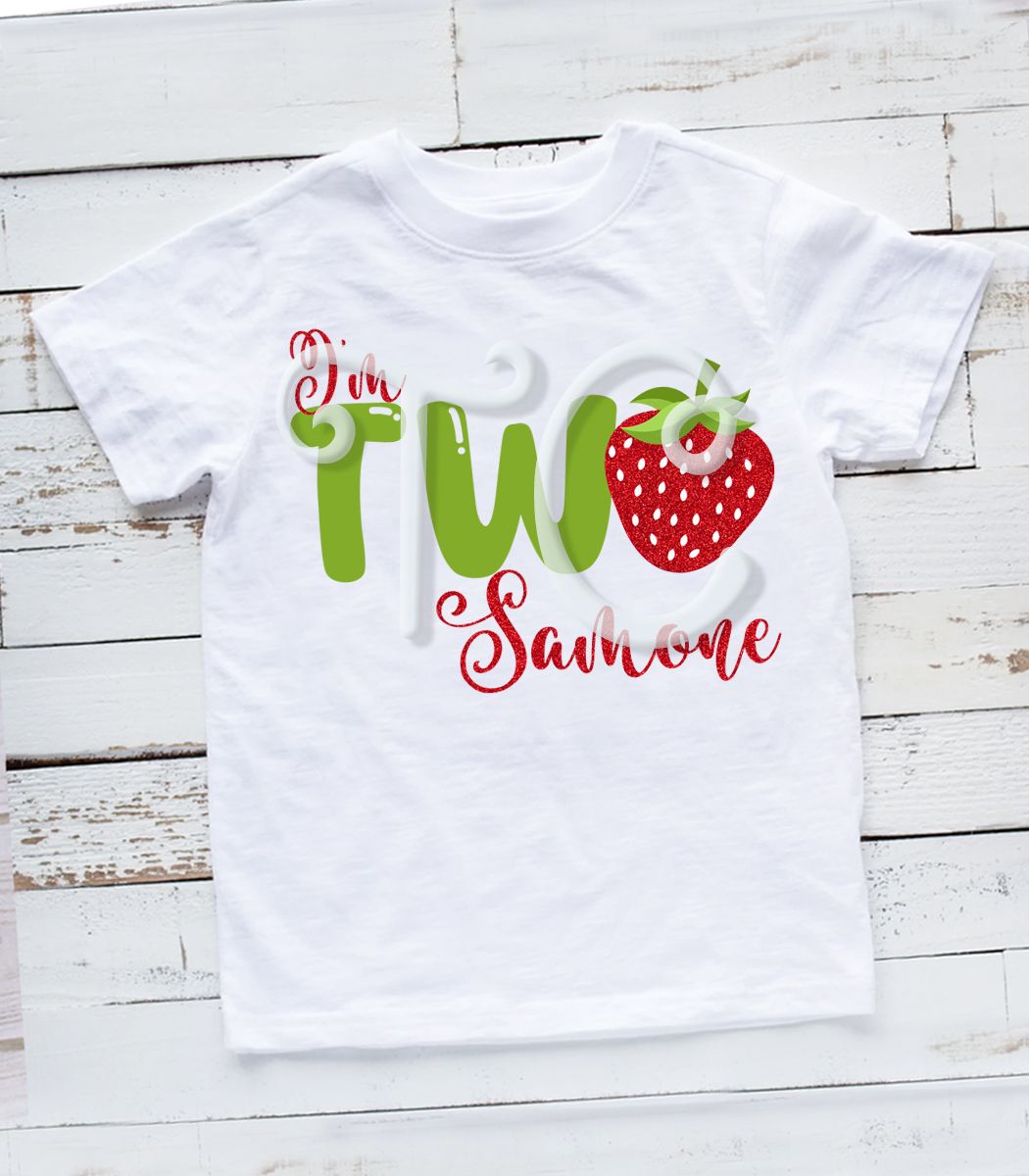 Strawberry Custom Birthday Outfit