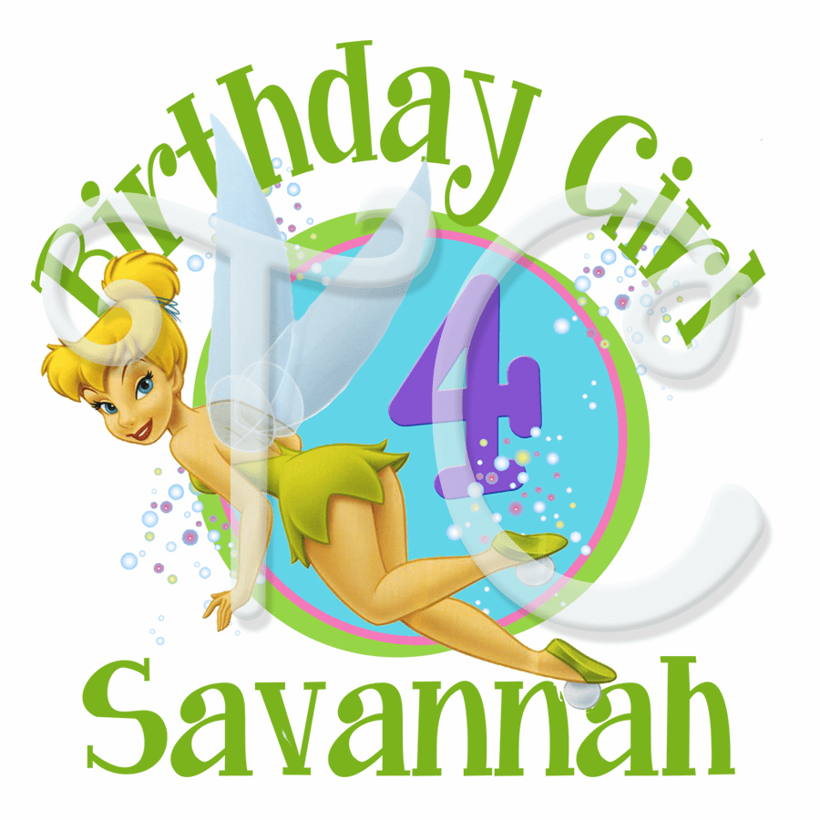 Tinkerbell Custom Birthday Denim Set