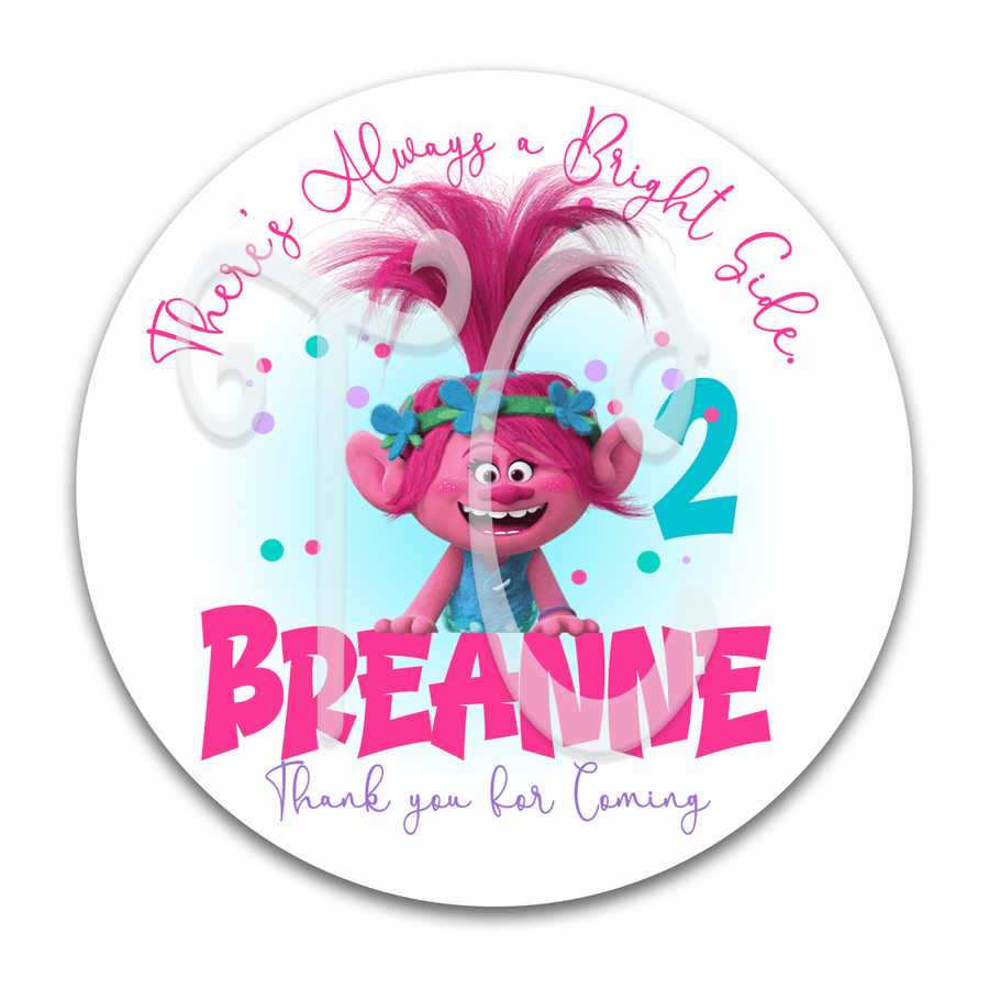 Trolls Poppy Custom Stickers