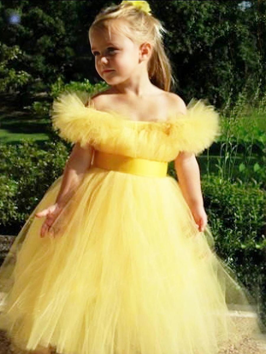 Yellow Couture Tutu Dress