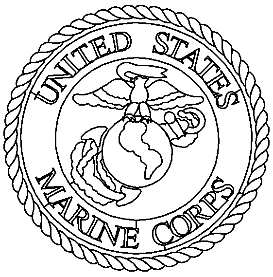 Usmc Logo Black And White