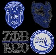 ZETA PHI BETA sorority paraphernalia