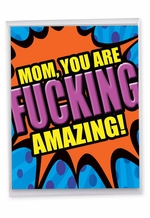 Amazing Mom: Funny Mother's Day Jumbo Card